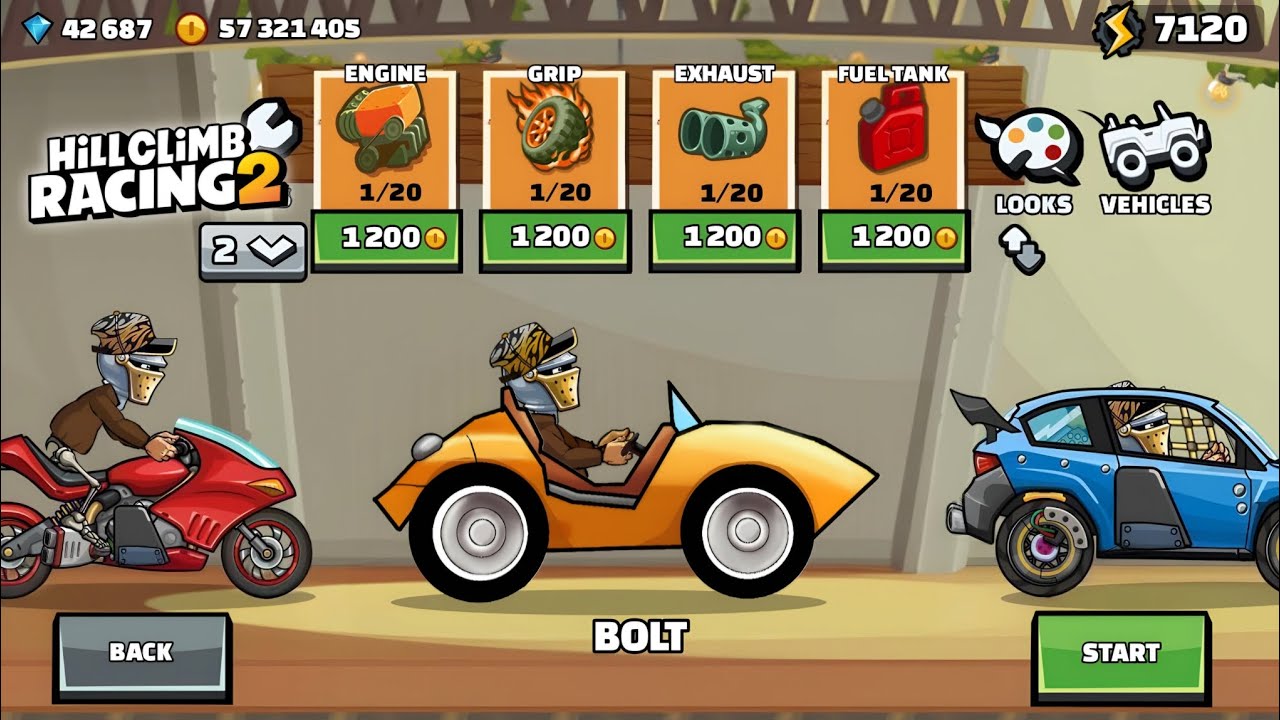 New Vehicle BOLT - Hill Climb Racing 2 Walkthrough - YouTube