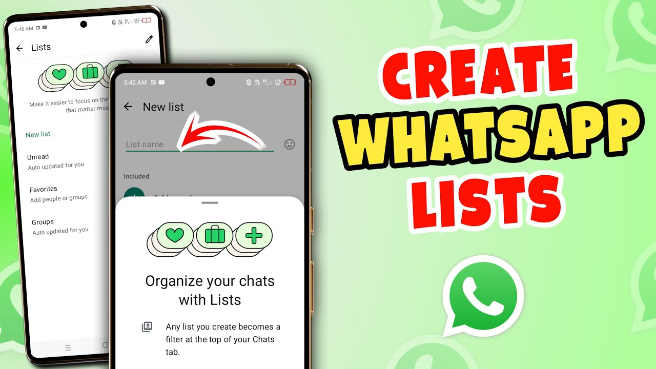 Whatsapp List Kya Hai | Whatsapp List Feature | How to Create Whatsapp ...