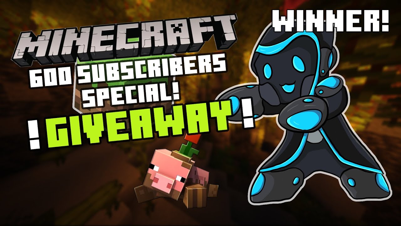 The Winner of my Minecraft Giveaway Event! | Announcement Video - YouTube