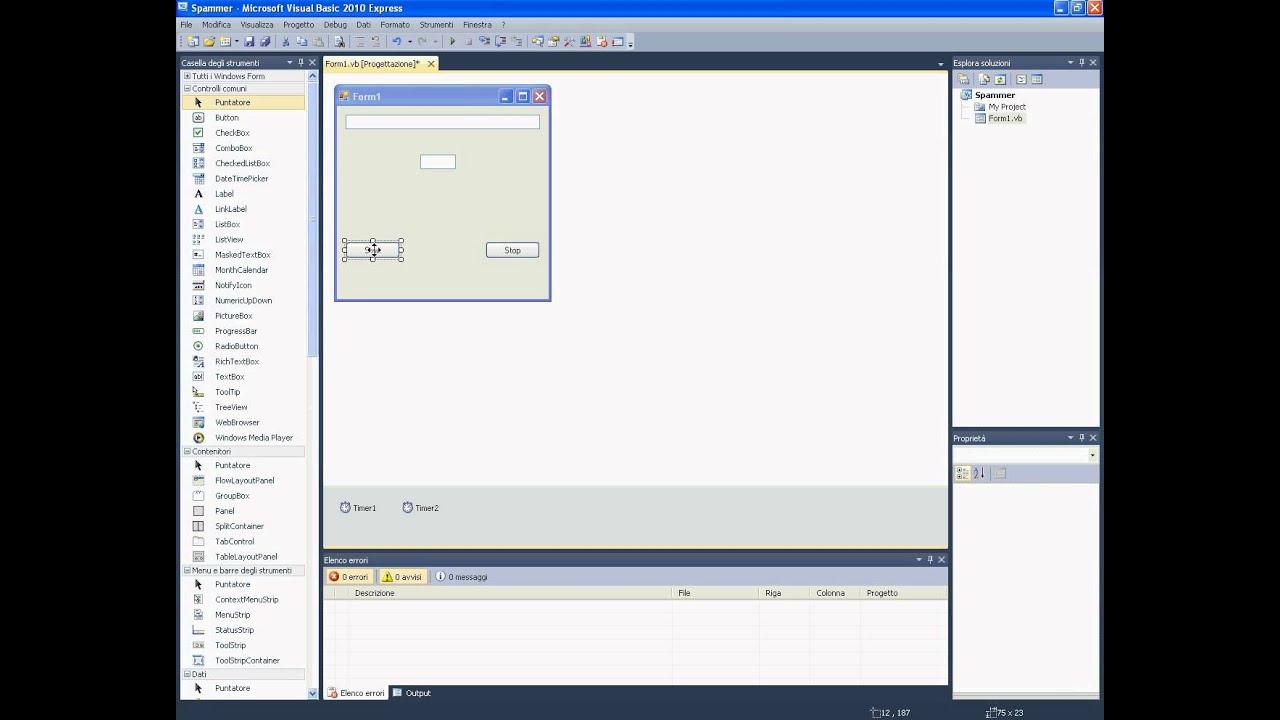 Come creare uno Spammer con Visual Basic 2010 - YouTube