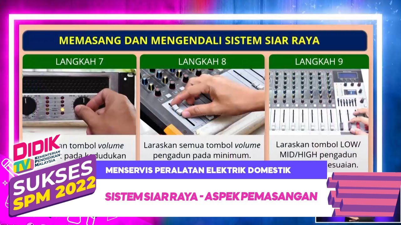 Sukses SPM (2022) - Klip | Sistem Siar Raya - Aspek Pemasangan - YouTube