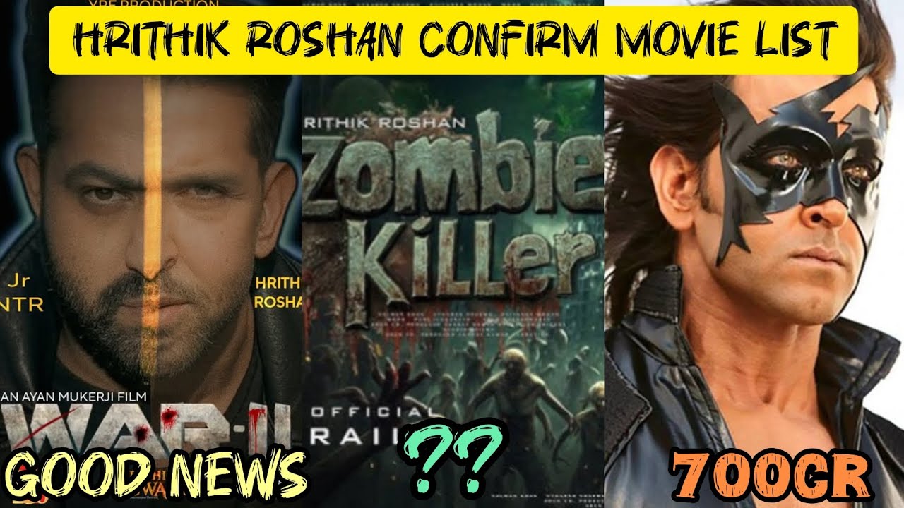 Hrithik Roshan Upcoming Movies With All Confirmed Update Release Or Not ...