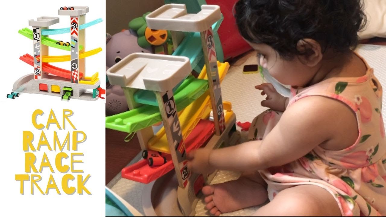 Car Ramp Race Track Vehicle with 4 Wooden Cars, Car Ramps review and ...