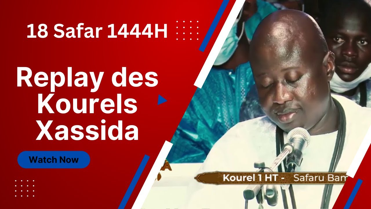 Revivez La Prestation Inédite des Khassaides avec Hizbut Tarqiyyah 18 ...