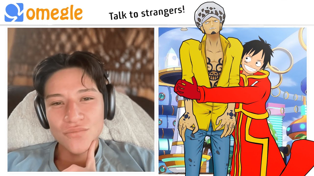 Luffy and Law Go On Omegle! (one piece vr) - YouTube