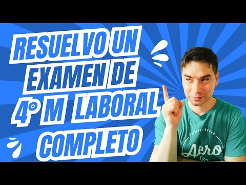 Resuelvo un examen 4°medio laboral