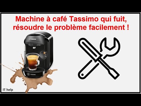 Machine à café Tassimo qui fuit, résoudre le problème facilement! - YouTube