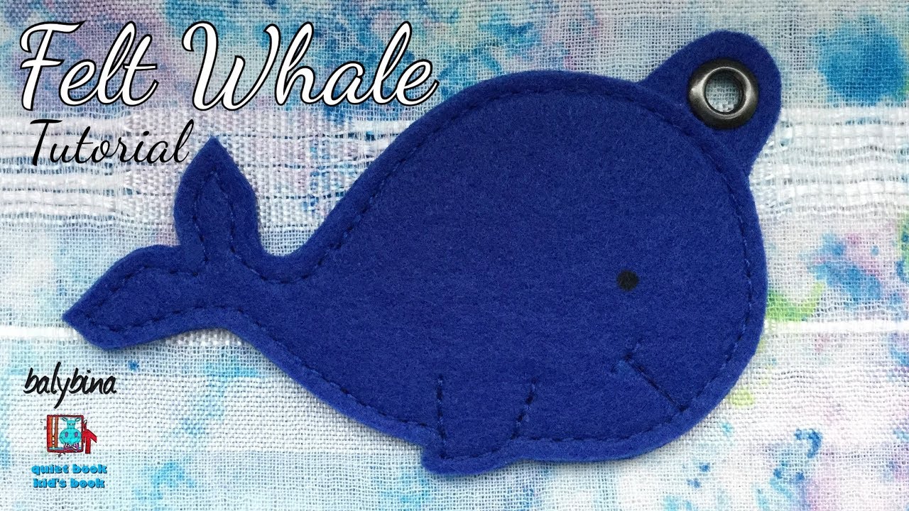 Felt Whale TUTORIAL | Korean Hard Felt 1.2mm - YouTube