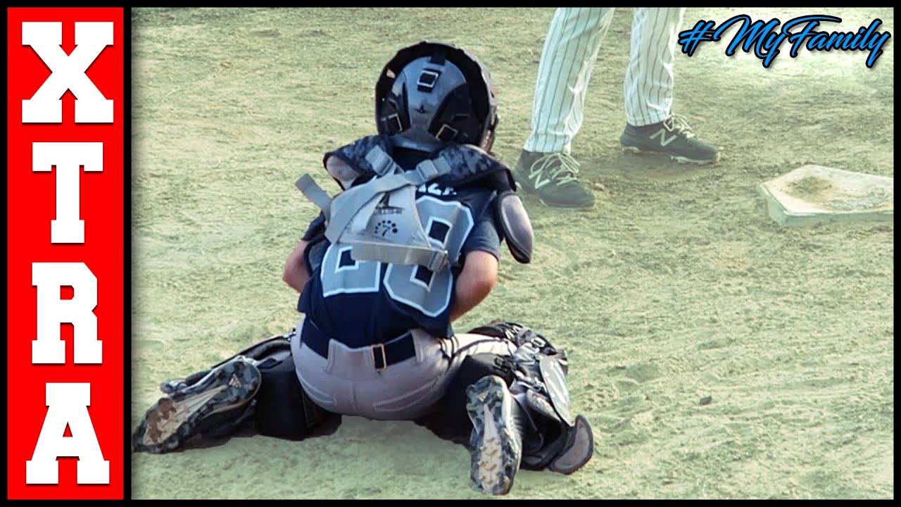Good Blocking Form for a Young Catcher | ERIKTV365 XTRA - YouTube