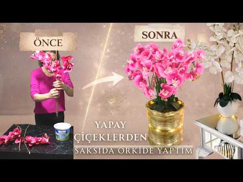 GÖRENLER HAZIR SANIYOR / Orkide Aranjmanı Fikirleri