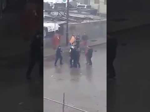 Cops fighting with gang members, police car lost,angry cops - YouTube