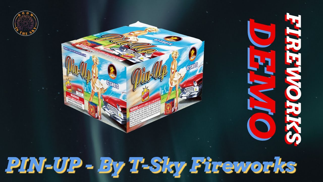 T-Sky Fireworks - Pin-Up Cake Demo - YouTube