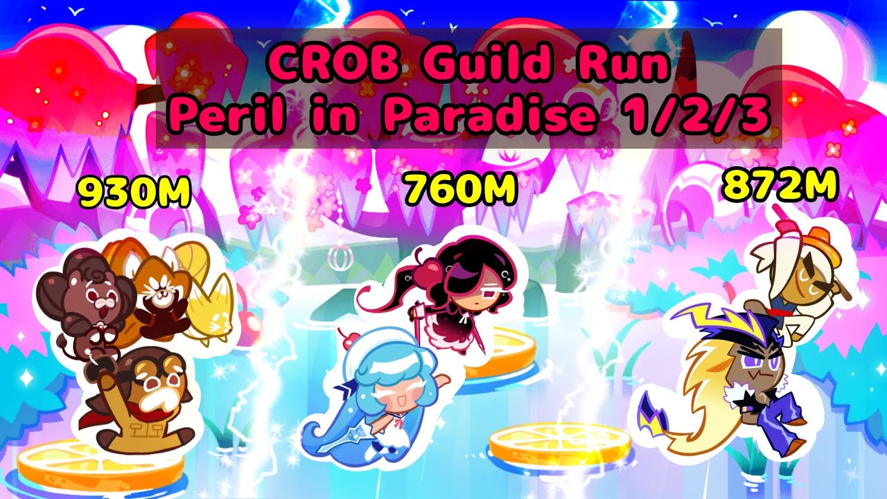 CROB Guild Run Peril in Paradise Stage 1/2/3 HIGH SCORE!!!! - YouTube