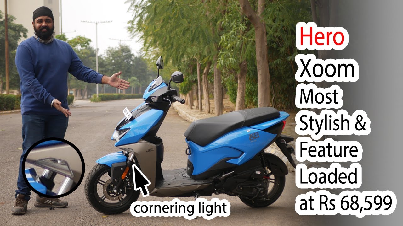 New Hero Xoom Xtech 110 with Corning Light | Start at Rs 68,599 | Review in Hindi - YouTube