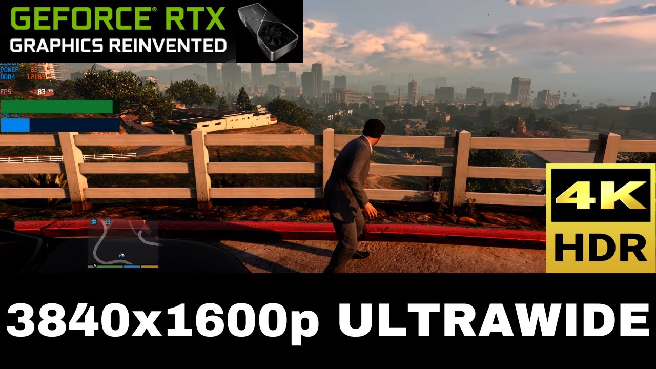 GTA V PC ULTRA | 3840x1600p Ultrawide | 4K HDR LG Oled - YouTube