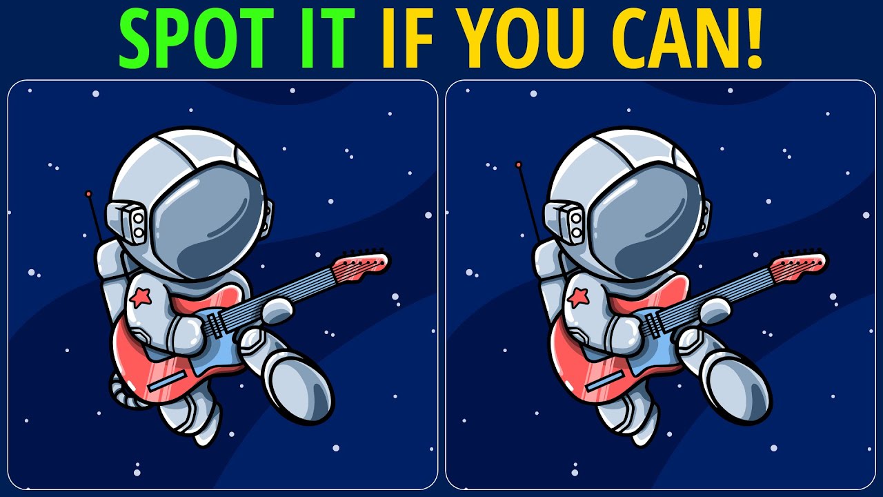 Spot the Difference: Spot it if You Can! 🚀 Space Edition! 🌌🔍 - YouTube