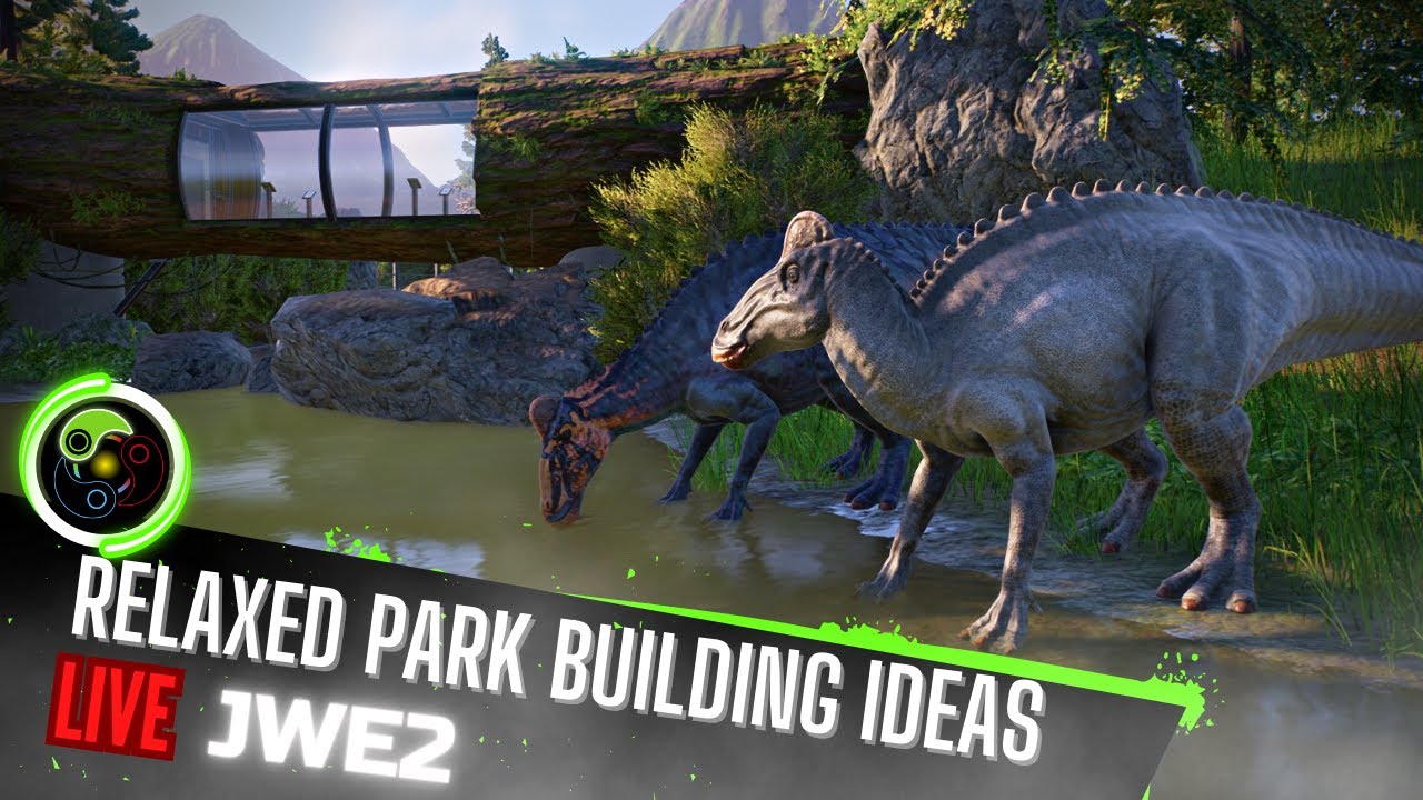 SOME RELAXED PARK BUILDING - Jurassic World Evolution 2 Live-Stream ...