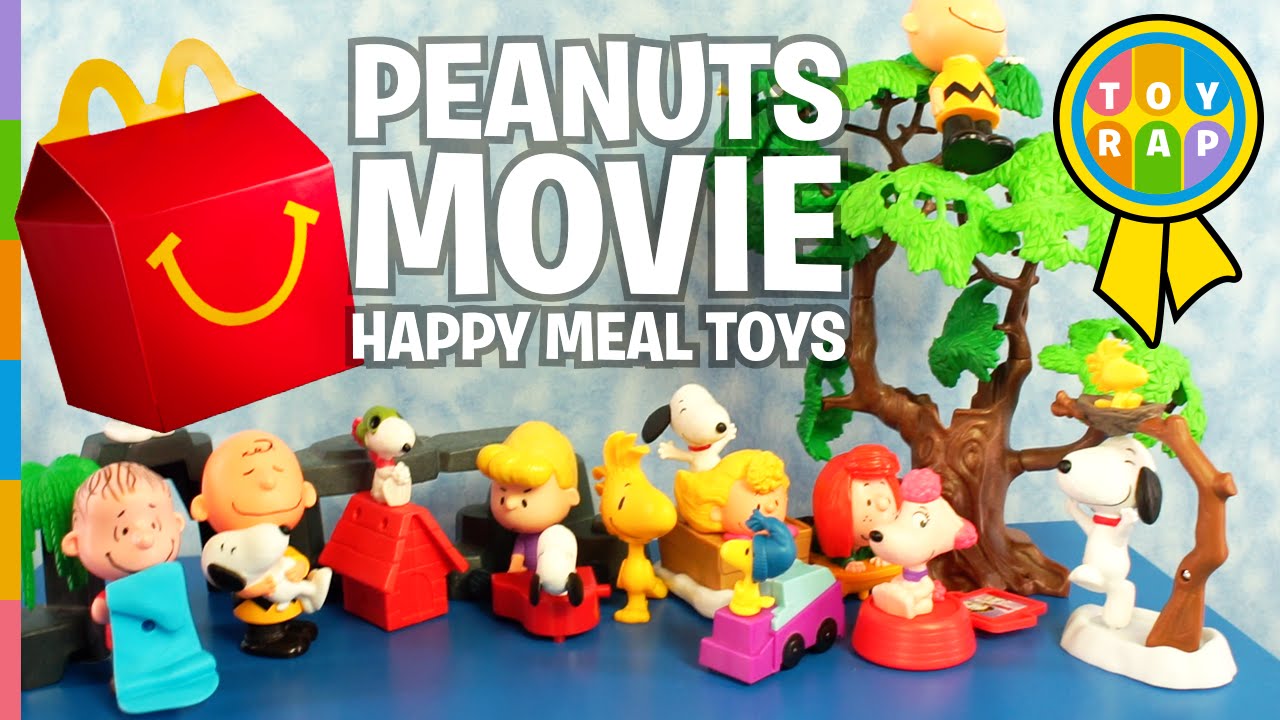 The Peanuts Movie Snoopy McDonalds Happy Meal Charlie Brown Surprise ...