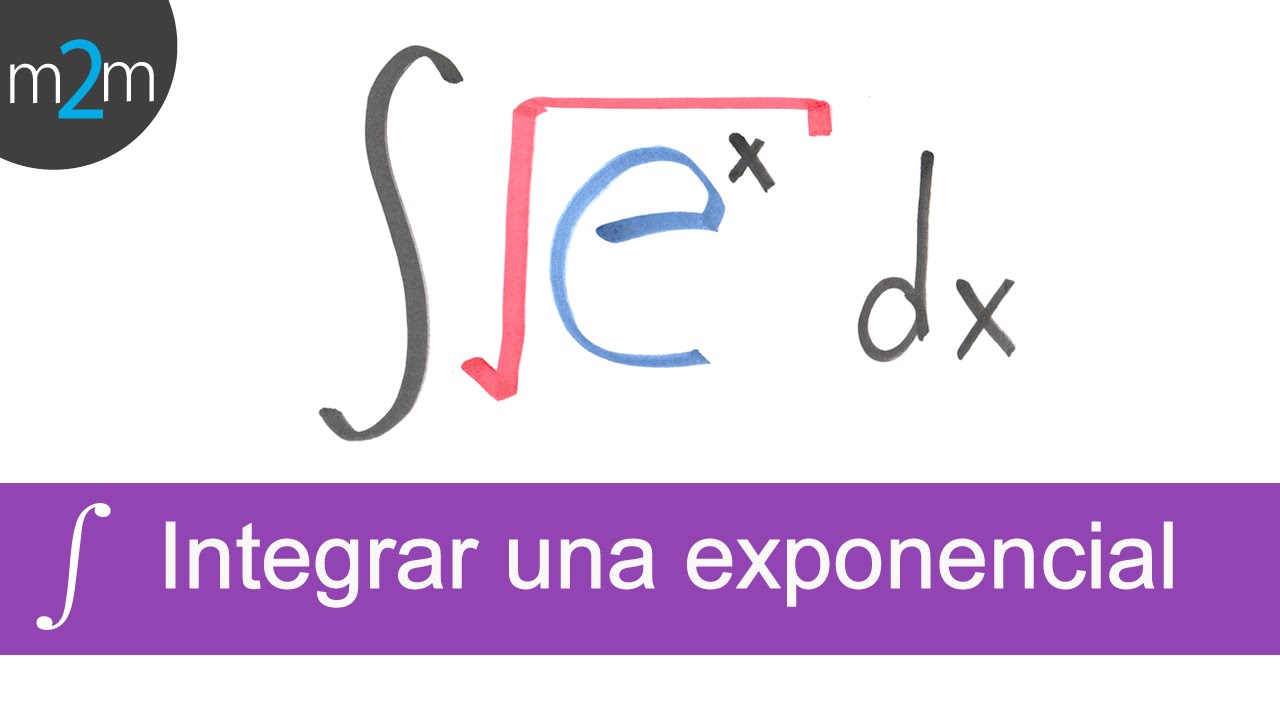 Integral de una función exponencial │ ej 7 - YouTube