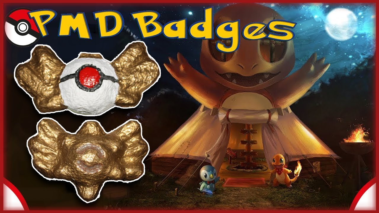 How to Make: Pokemon Mystery Dungeon Badges! - YouTube