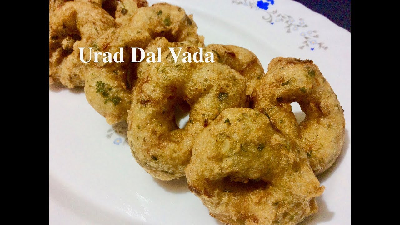 Urad dal bora || Urad dal vada recipe || Urad dal fritters - YouTube