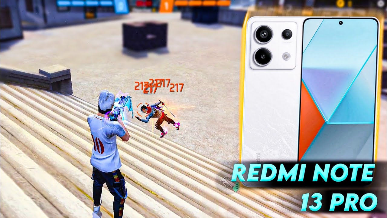 REDMI NOTE 13 PRO 5G GAMING TEST 🔥 REDMI NOTE 13 PRO FREE FIRE GAMEPLAY ...