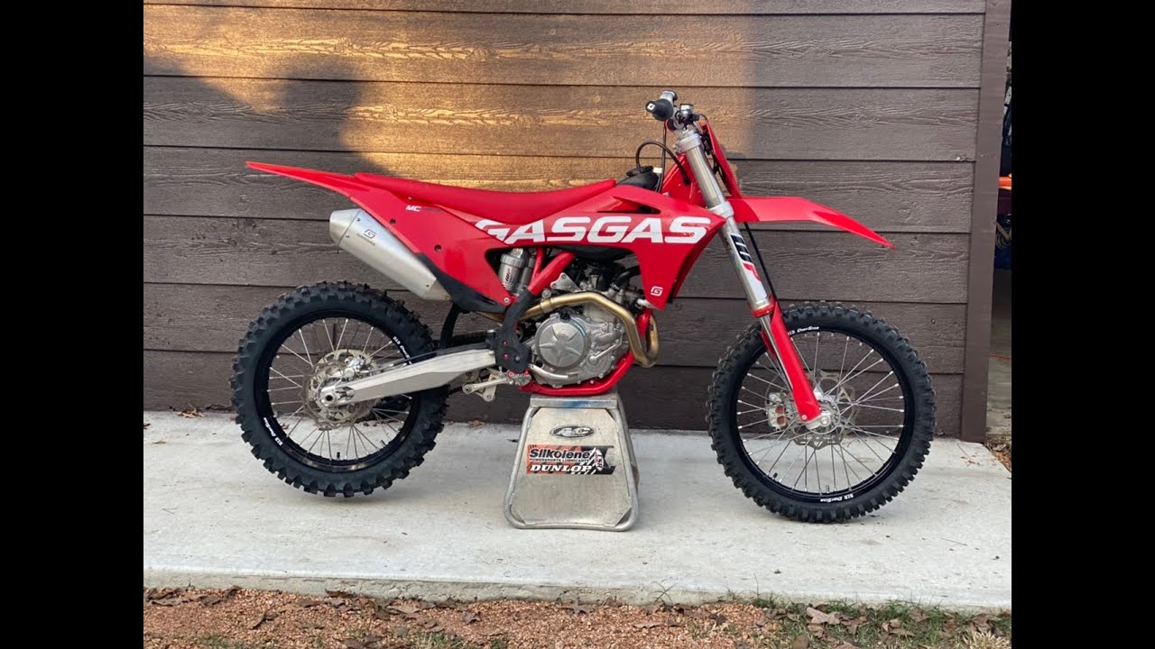2021 gasgas mc450 gets black rims! - YouTube