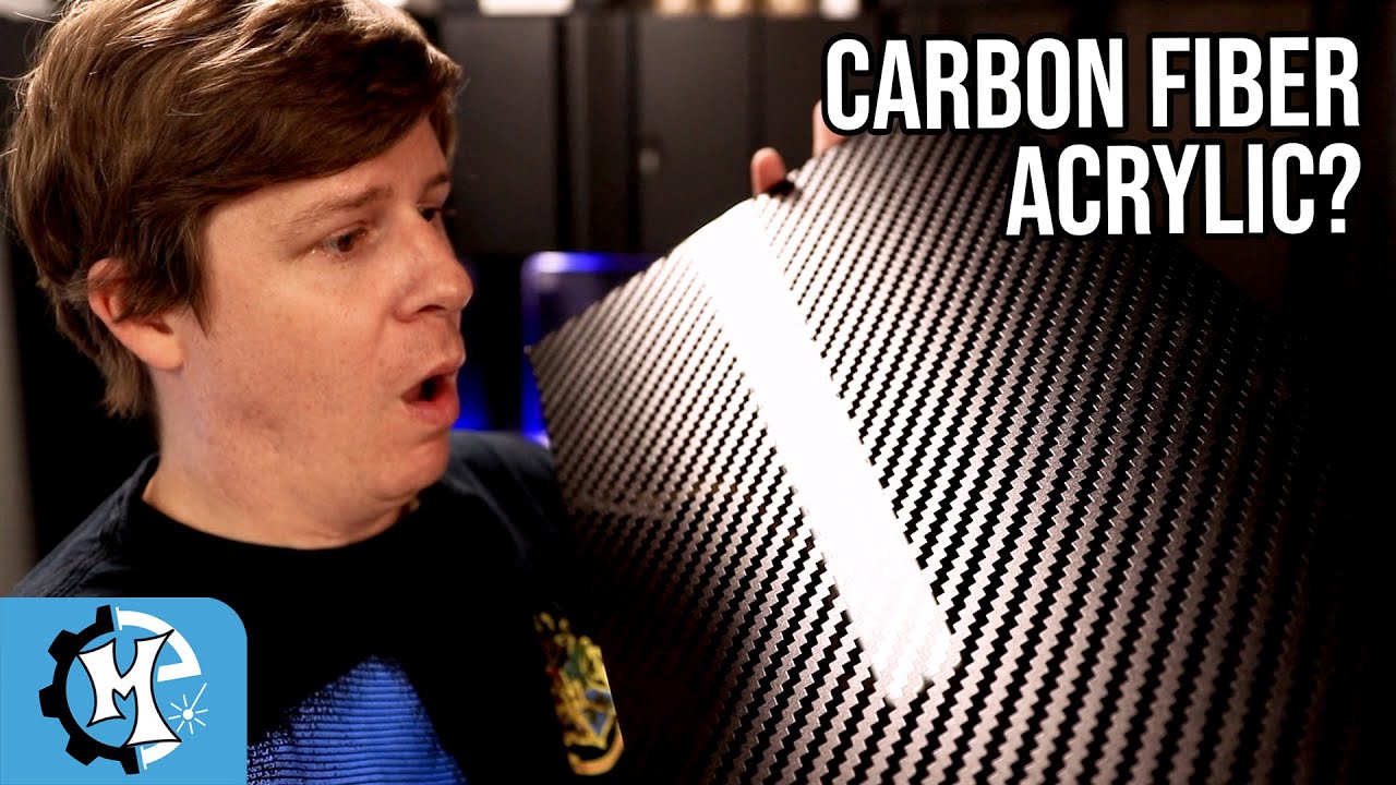 Making My Own Carbon Fiber Acrylic - YouTube