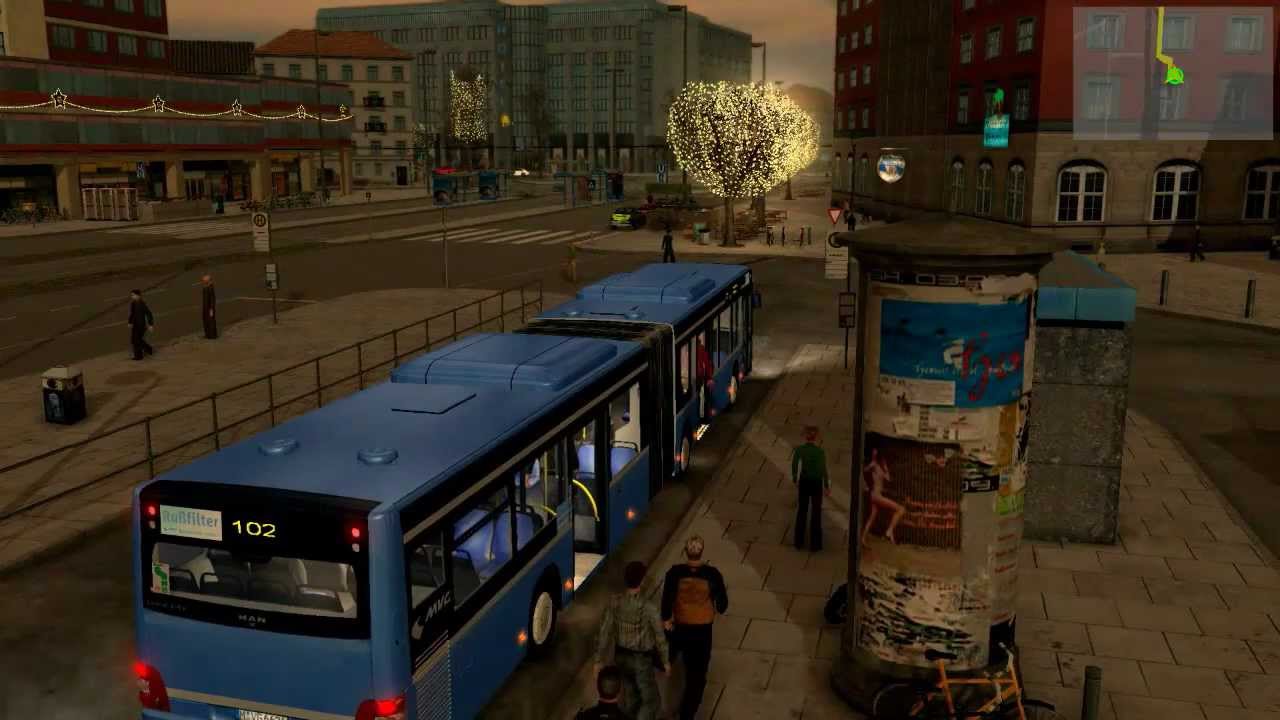 [City Bus Simulator - München] Linie 102 - Sonderfahrt Weihnachtsmarkt ...