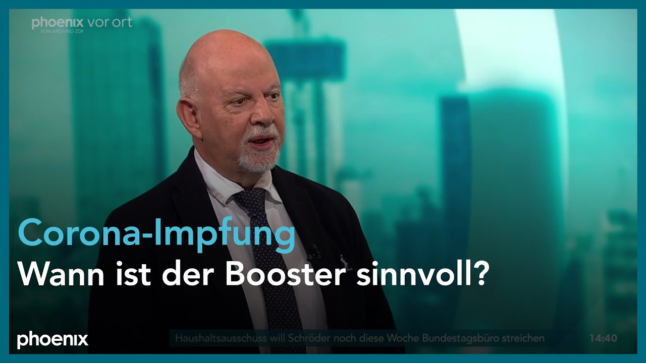 Prof. Martin Exner zu weiteren geplanten Corona-Impfungen am 18.05.22 ...