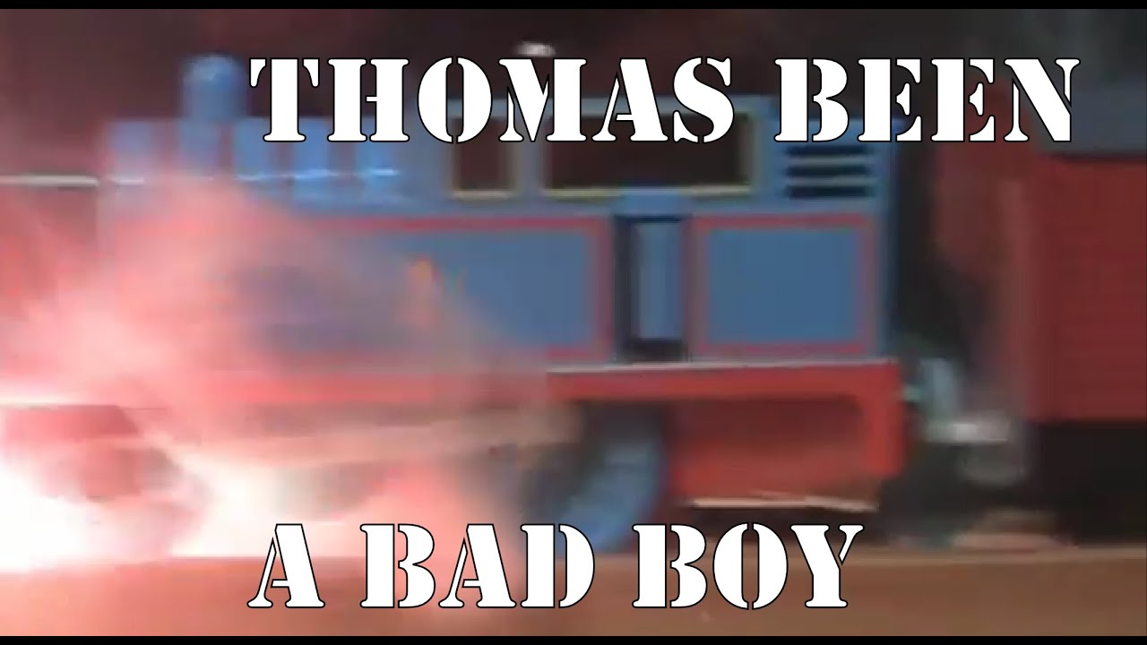 Thomas the train falls off a cliff and explodes - Warning: Graphic ...