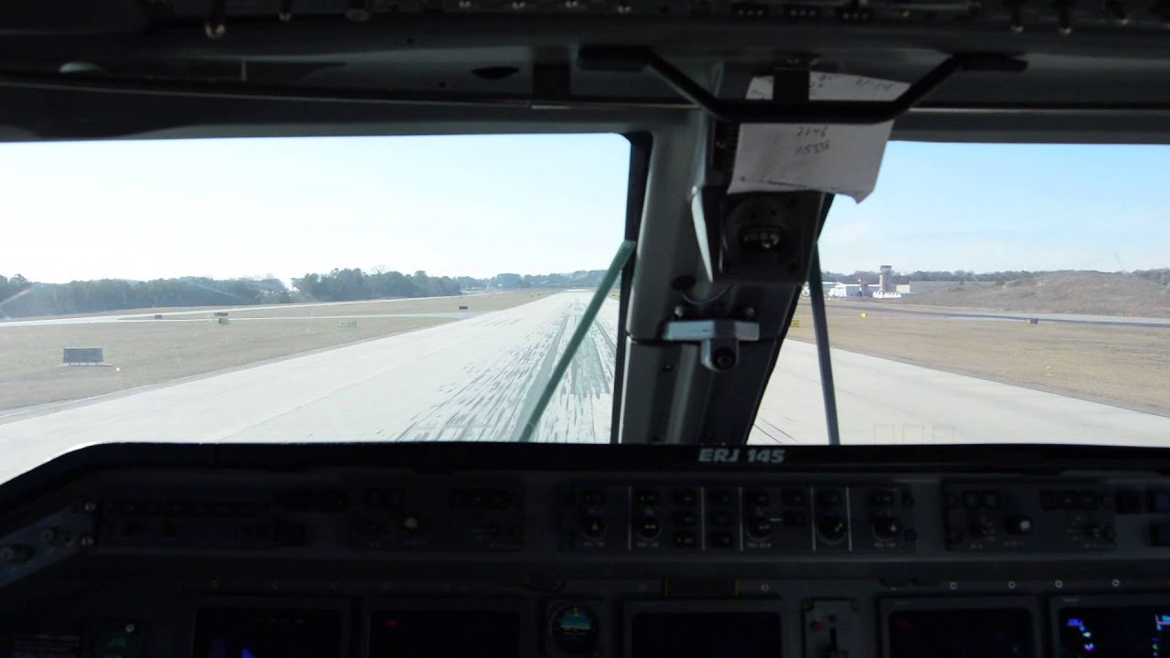 Takeoff Runway 27 at KRYY - YouTube