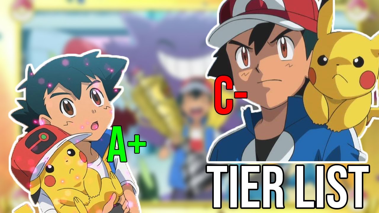Tier list: Versiones de Ash Ketchum - YouTube