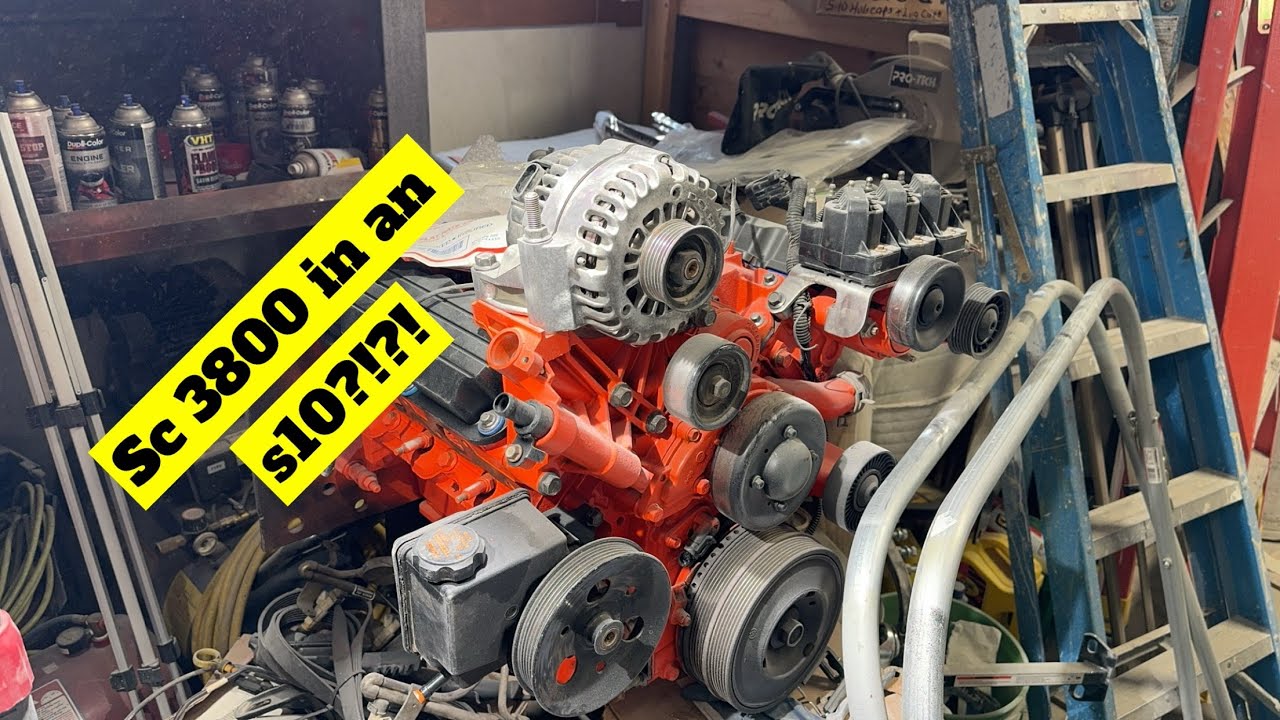 Swapping a SUPERCHARGED 3800 into a Chevy S10! Small update. - YouTube