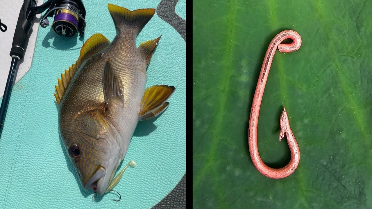How to make a fishing hook, hook for fishing, Pina Kong - YouTube