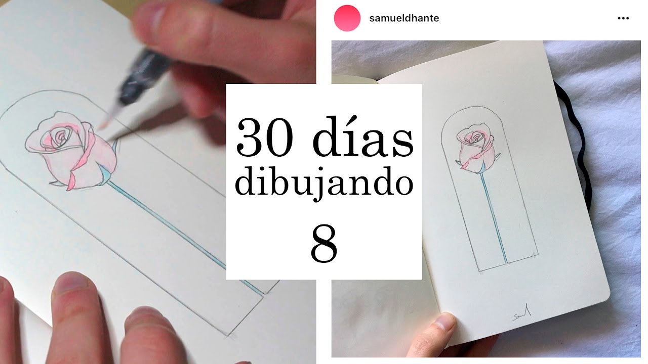 ALGO ROSA | 30 Días Dibujando - Samuel Dhante - YouTube