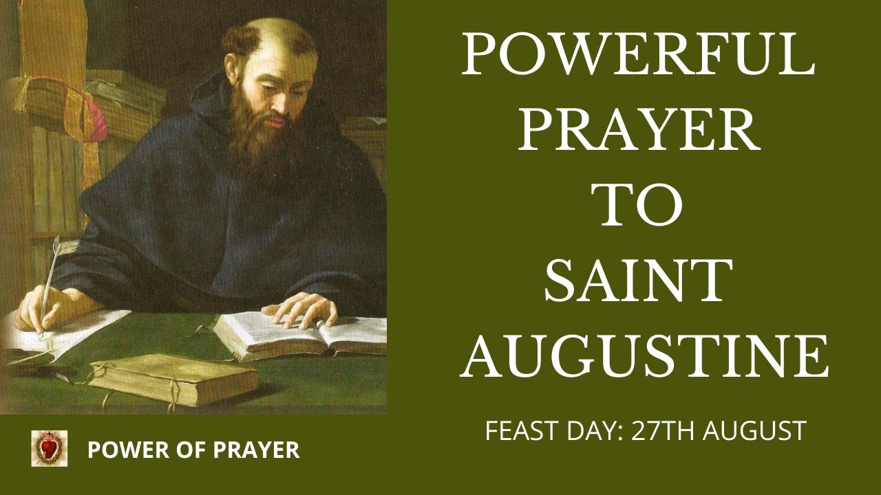 Prayer To Saint Augustine at Jamie Kingsbury blog