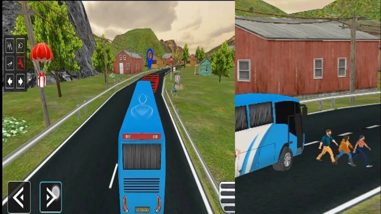 chuk chuk 🚌 || Bus driving 3d- game - YouTube