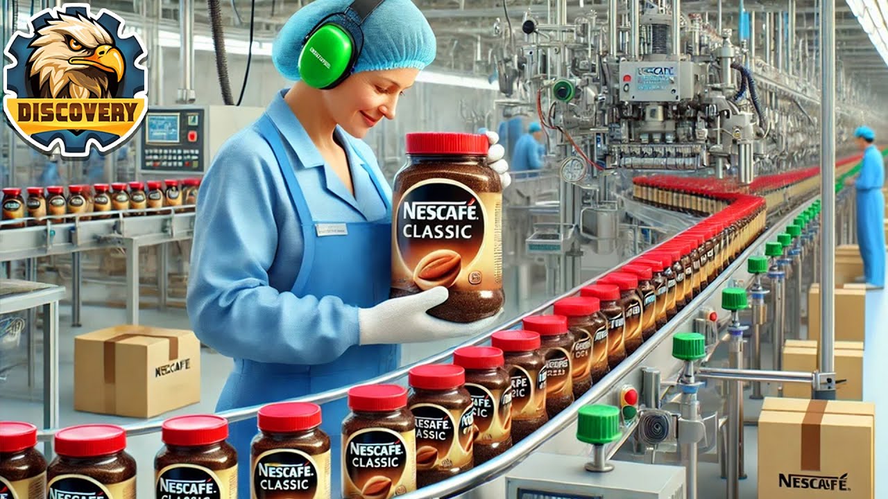 How Nescafe Coffee Is Made In Factory? ☕️☕️ Captain Discovery - YouTube