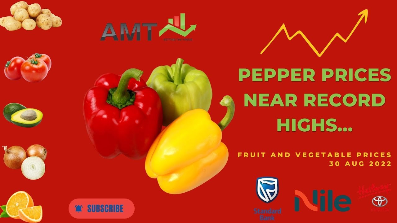 Pepper prices near record HIGHS | 30 Aug 2022 | AMT Fresh Produce ...