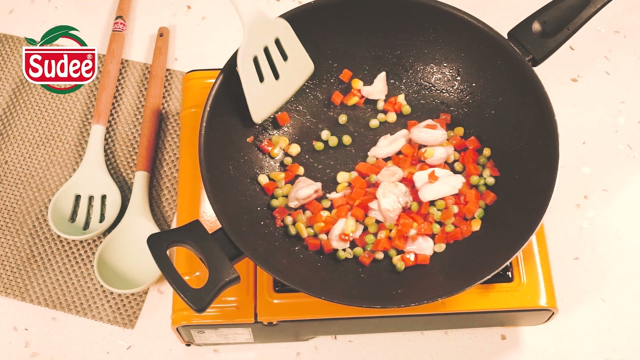 Nasi Goreng Korea Cube Sudee perencah halal cepat mudah campak campak ...