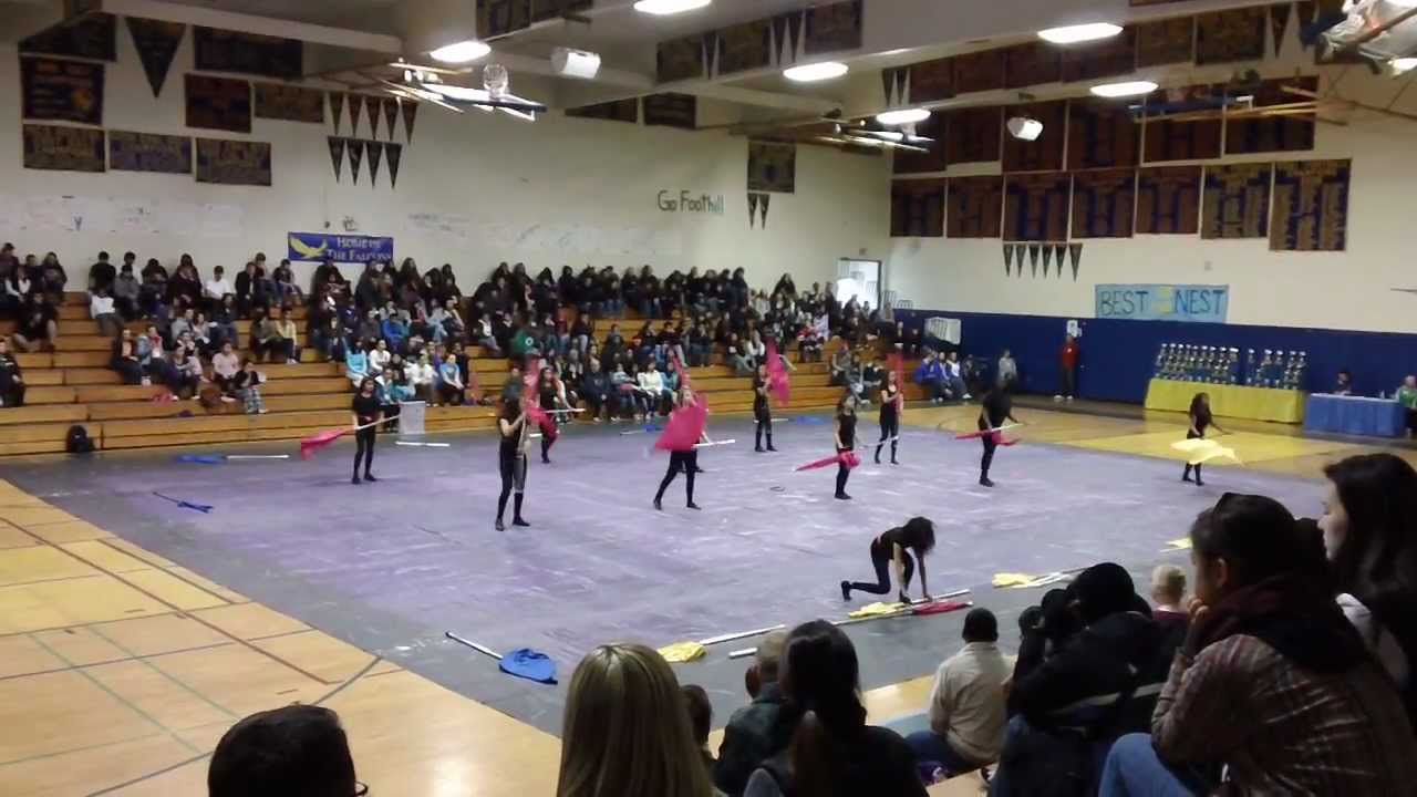 Solano Middle School Advanced Guard: "Tron" - Foothill 3/24/12 - YouTube
