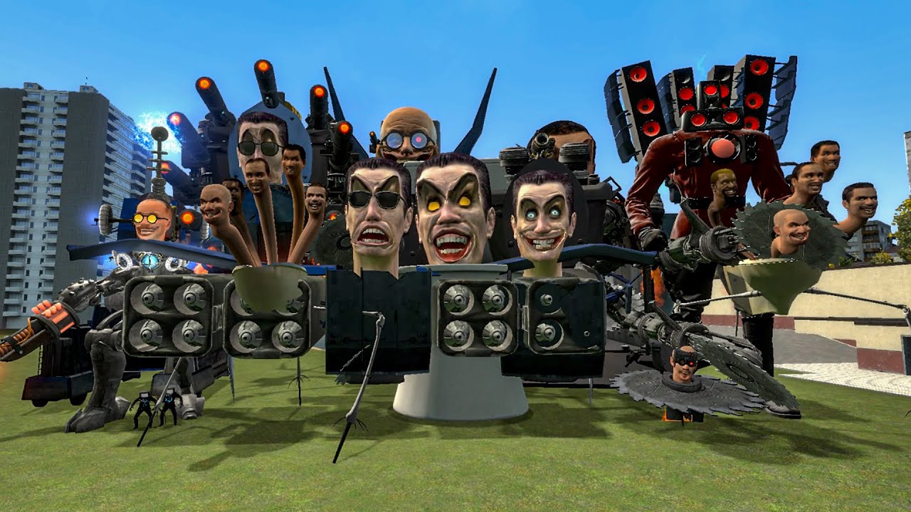 ALL SKIBIDI TOILETS BOSSES in gmod! 1-78 SKIBIDI TOILET BOSSES (Garry's ...