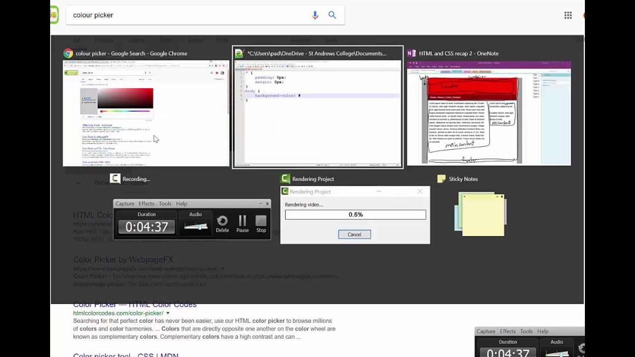 HTML and CSS - 2 column layout - YouTube