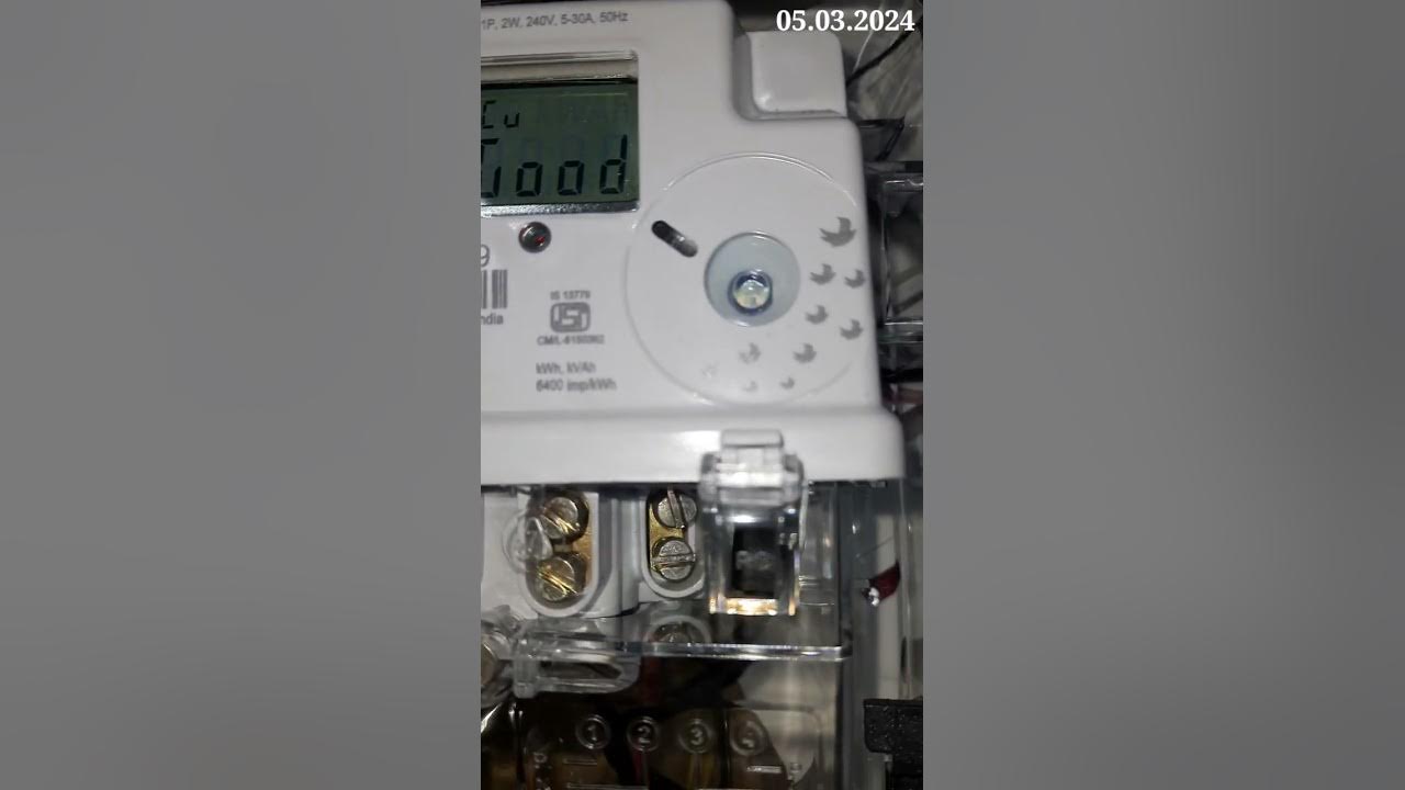 Saral Secure single phase energy meter (5-30A). - YouTube
