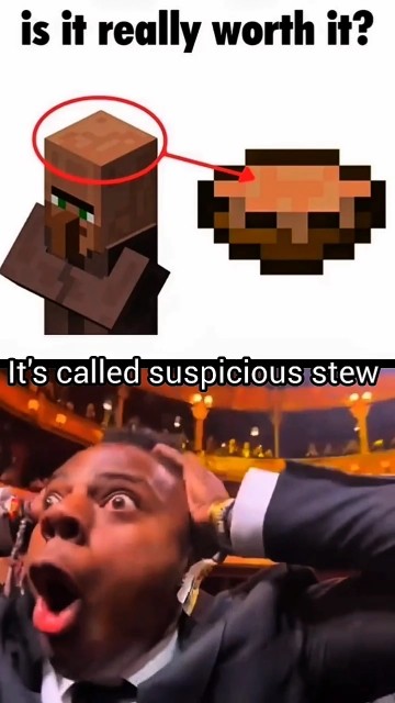 villager soup 💀|FoxyPlayz|#shorts #minecraft #memes - YouTube