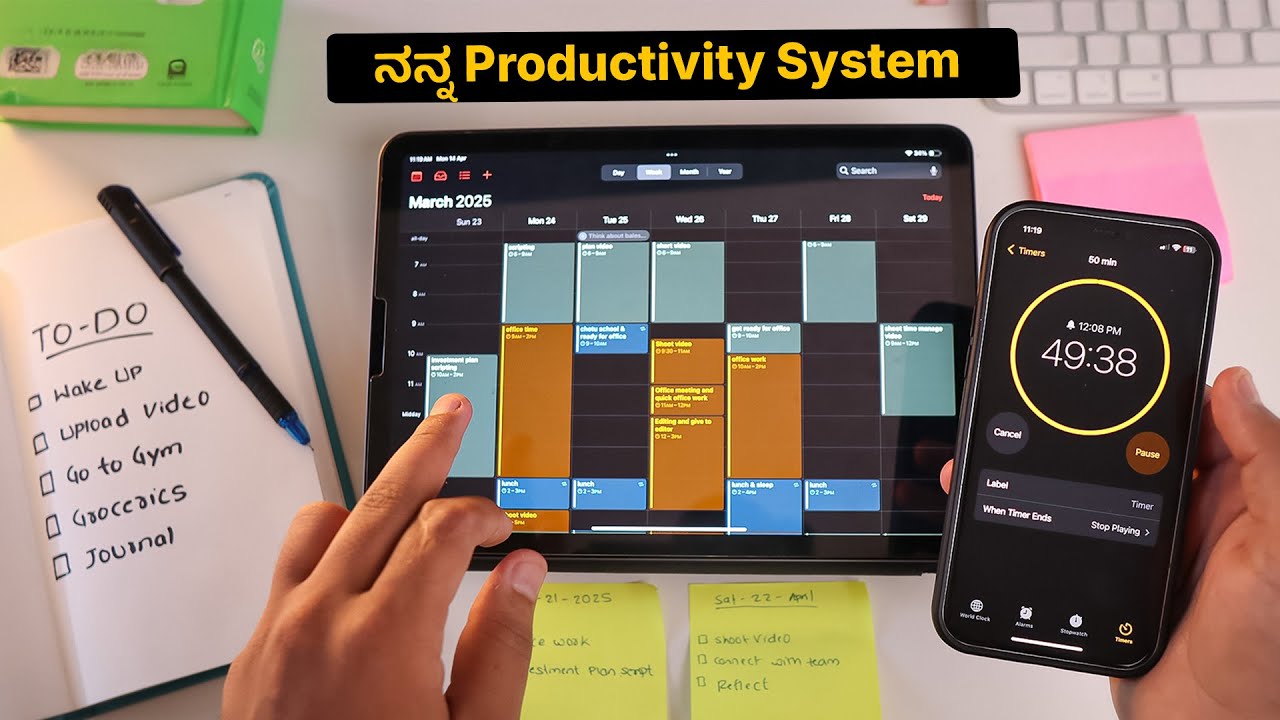 How I Manage My Time – My Simple Productivity System| ಕನ್ನಡ - YouTube