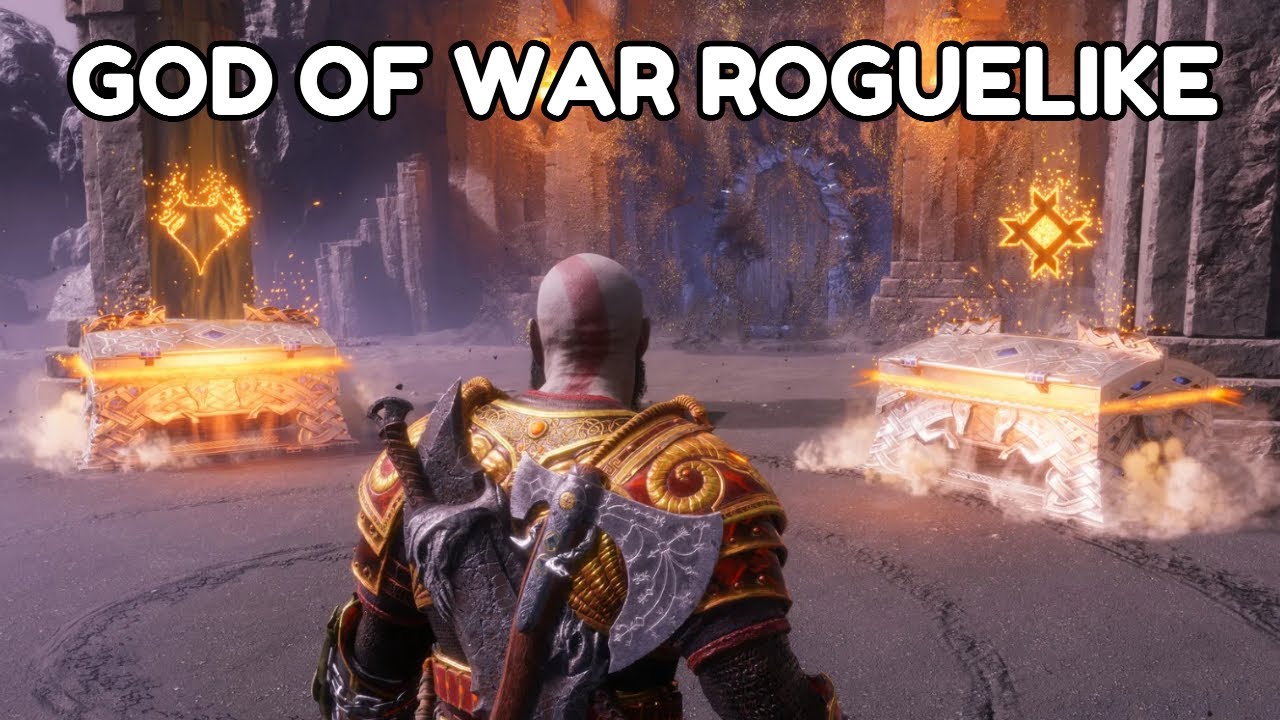They Made God of War Ragnarok a RogueLike and its Amazing - YouTube