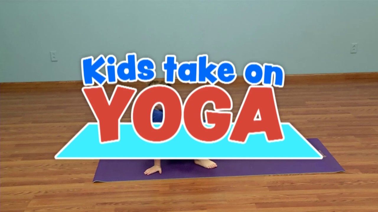Kids demonstrate yoga- How to perform the heel squeeze - YouTube