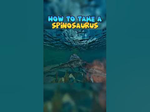 The Safest Way to Tame a Spinosaurus in ARK Survival Ascended #arksurvivalascended #ark # ...